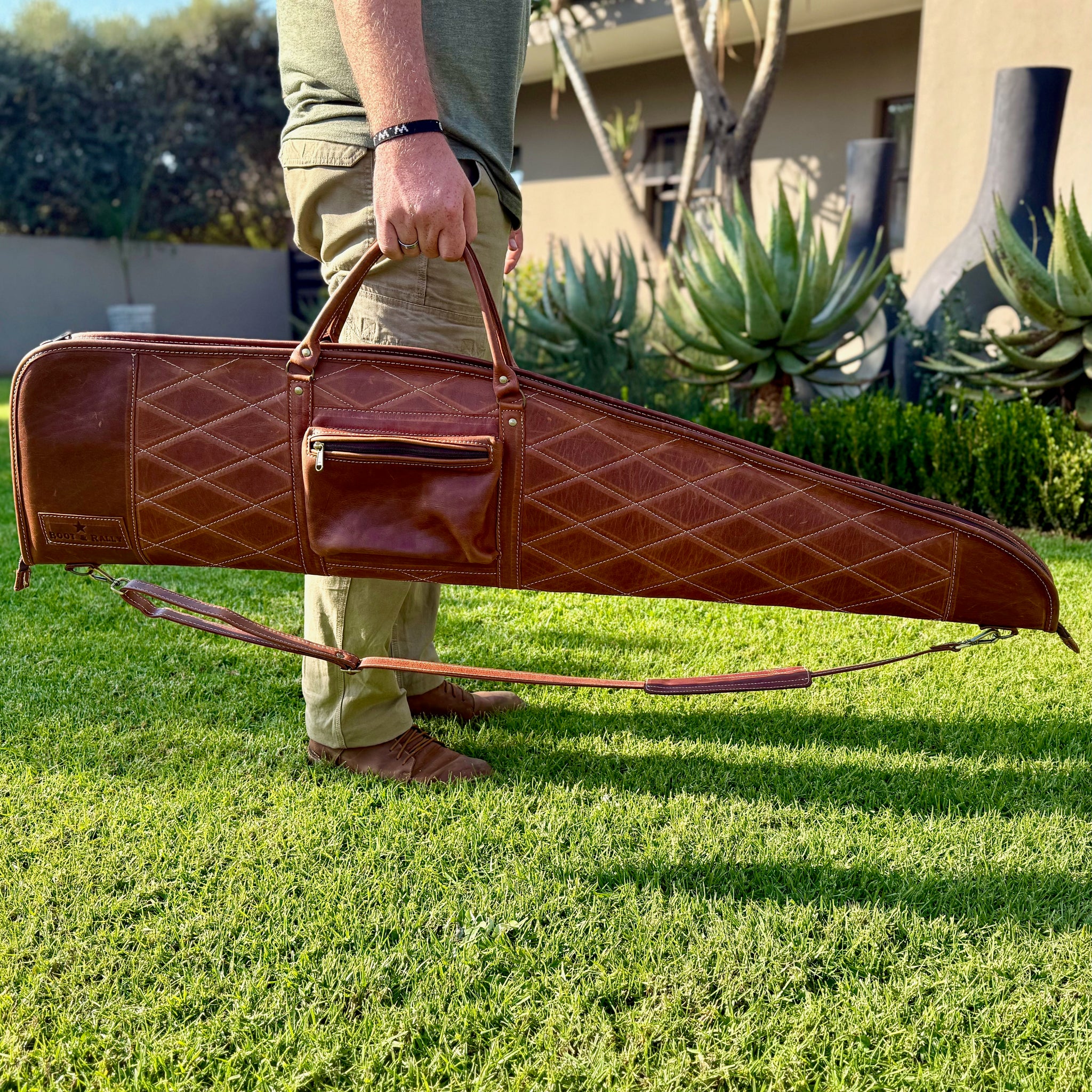 Hunting Rifle Bag Full Leather